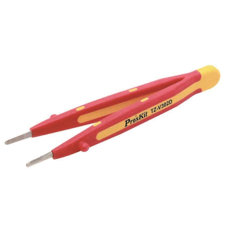 Proskit TZ-V302D VDE 1000V Insulated Wide Tip Tweezer 145mm – NABROCO TOOLS & TECHNOLOGIES