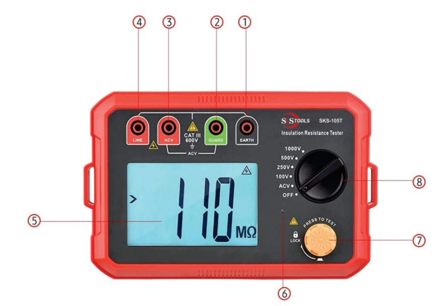 SKS-105T Digital Insulation Resistance Tester - NABROCO TOOLS ...